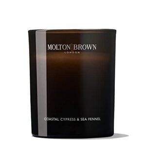 Molton Brown Coastal Cypress & Sea Fennel Signature Scented Candle (Single Wick), 6.07 oz.