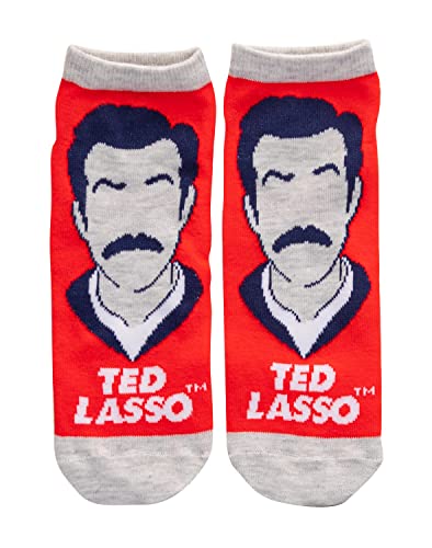 Ted Lasso Unisex 5-Pack Assorted Low Cut Ankle Socks