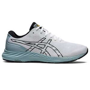 ASICS Men's Gel-Excite 9 Running Shoes, 13, White/Black/Light Blue