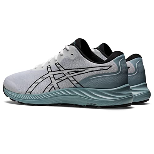 ASICS Men's Gel-Excite 9 Running Shoes, 13, White/Black/Light Blue