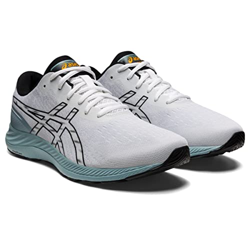 ASICS Men's Gel-Excite 9 Running Shoes, 13, White/Black/Light Blue