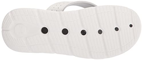 Under Armour Men's Ignite Pro Flip Flop, (100) White / Halo Gray / White, 9, US