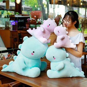 voyageboat Dinosaur Plush Stuffed Animals, Dinosaur Plush Hugging Pillow Toys Gifts for Birthday, Valentine, Christmas (Pink, 12")