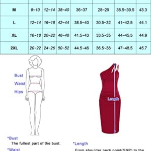 GRACE KARIN Wedding Guest Dresses for Women Summer Sleeveless Bodycon Cocktail Dress Pink L