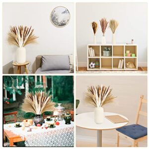 Dried Pampas Grass Decor, 120Pcs Boho Home Wedding Party Decor Dried Flowers Arrangements White & Natural Pampas Grass, Reed, Bunny Tails