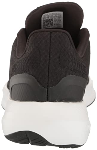 adidas Men's Run Falcon 3.0 Shoe, Black/White/Black, 10.5