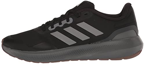 adidas Men's Runfalcon 3.0 Running Shoe, Black/Grey/Carbon, 9.5