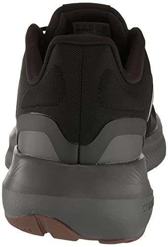 adidas Men's Runfalcon 3.0 Running Shoe, Black/Grey/Carbon, 9.5