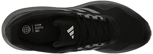 adidas Men's Runfalcon 3.0 Running Shoe, Black/Grey/Carbon, 9.5