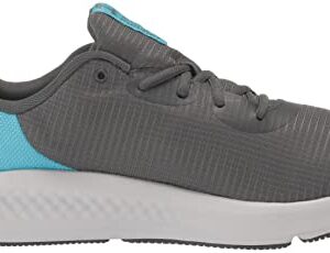 Under Armour Men's Charged Pursuit 3 Tech Running Shoe, (104) Pitch Gray/Blue Surf/Blue Surf, 12