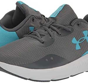 Under Armour Men's Charged Pursuit 3 Tech Running Shoe, (104) Pitch Gray/Blue Surf/Blue Surf, 12