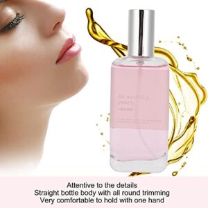 Sweet Glamourous Peach Perfum, Peach Eau de Toilette Romantic Floral Fragrance, Long Lasting Perfume Lady Parfum Spray 50ml