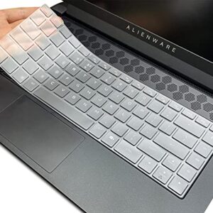 Keyboard Cover for Dell Alienware M15 R6 & M15 R5 Gaming Laptop, Dell Alienware X16 M16 M1, Dell Alienware x15 R1 & x17 R1, Dell G16 7630 7620 Gaming Laptop Keyboard Skin Cover Protector, TPU