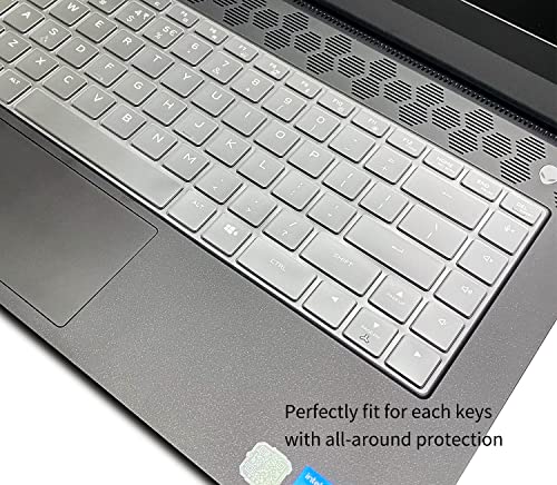 Keyboard Cover for Dell Alienware M15 R6 & M15 R5 Gaming Laptop, Dell Alienware X16 M16 M1, Dell Alienware x15 R1 & x17 R1, Dell G16 7630 7620 Gaming Laptop Keyboard Skin Cover Protector, TPU