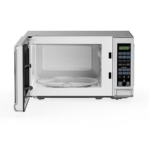 BLACK+DECKER Compact Countertop 0.7 Cu. Ft. 700-Watt Digital Microwave Oven, LED Lighting, Child Lock, Stainless Steel