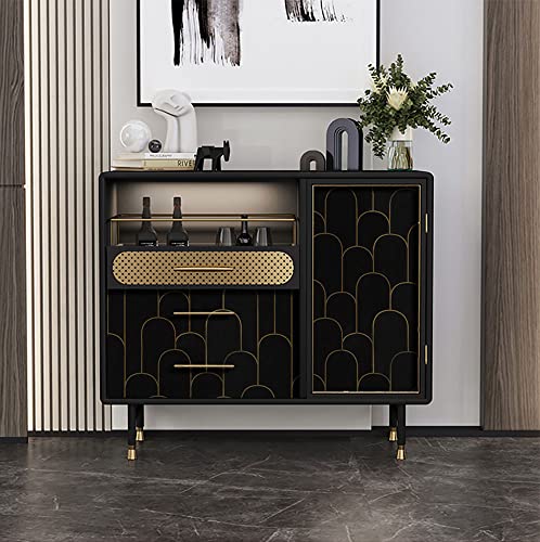 Stripe Peel and Stick Wallpaper Modern Black Contact Paper Geometric Black and Gold Removable Paper Self Adhesive Wallpaper Decorative for Wall Countertop Cabinet Furniture Vinyl Film 17.3"X118.7"