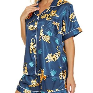 VENTELAN Women's Pajama Set Plus Size Super-Soft Short & Long Sleeve Top With Pants Two-piece Pjs Set,2XL