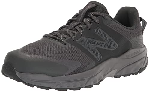 New Balance Men's Fresh Foam 510 V6 Trail Running Shoe, Black/Grey Matter/Magnet, 10.5 X-Wide