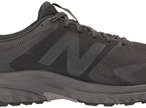 New Balance Men's Fresh Foam 510 V6 Trail Running Shoe, Black/Grey Matter/Magnet, 10.5 X-Wide