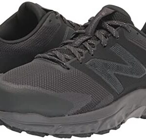 New Balance Men's Fresh Foam 510 V6 Trail Running Shoe, Black/Grey Matter/Magnet, 10.5 X-Wide