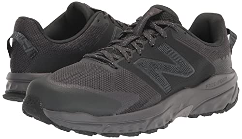 New Balance Men's Fresh Foam 510 V6 Trail Running Shoe, Black/Grey Matter/Magnet, 10.5 X-Wide