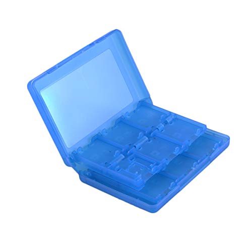 Gatuida 28 in 1 Game Card Case Box for NDS NDSI NDSILL 2DS 3DS 3DSLL/ XL (Blue)