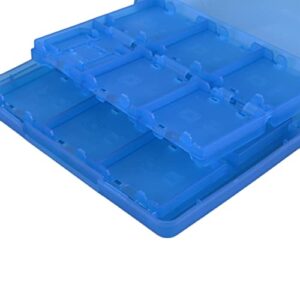 Gatuida 28 in 1 Game Card Case Box for NDS NDSI NDSILL 2DS 3DS 3DSLL/ XL (Blue)