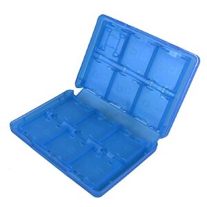 Gatuida 28 in 1 Game Card Case Box for NDS NDSI NDSILL 2DS 3DS 3DSLL/ XL (Blue)