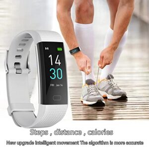 Smart Watch - Blood Pressure Monitor Activity Fitness Tracker with Heart Rate Monitor Smart Watch Compatible with iPhone Samsung Android iOS IP68 Screen Birthday Gifts for Women Men