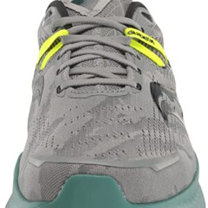 Saucony Men's Guide 16 Sneaker, Fossil/Moss, 12