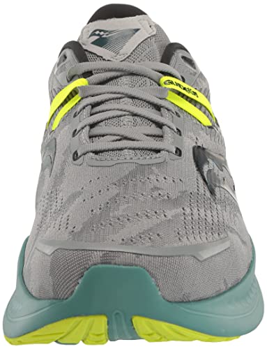 Saucony Men's Guide 16 Sneaker, Fossil/Moss, 12