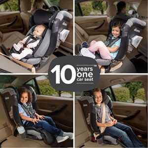 Diono Radian 3QXT+ FirstClass SafePlus 4-in-1 Convertible Car Seat, Rear & Forward Facing, Safe Plus Engineering, 4 Stage Infant Protection, 10 Years 1 Car Seat, Slim Fit 3 Across