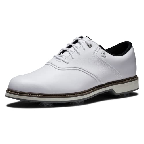 FootJoy Men's FJ Originals Golf Shoe, White/White, 11