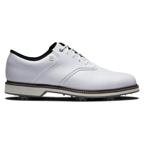 FootJoy Men's FJ Originals Golf Shoe, White/White, 11