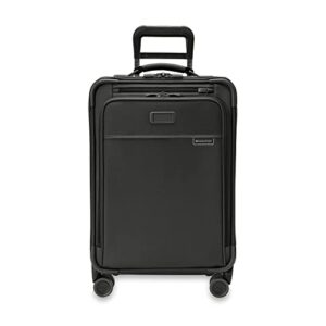 briggs & riley spinners, black, 22-inch baseline essential carry-on