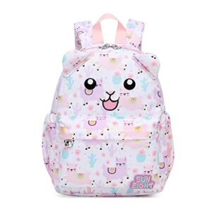 Netlmfg Multifunctional Backpack, Lightweight Waterproof 3D Shoulder Straps Cartoon Kids School Bag with Chest Strap, Boys Girls Casual Bag (2-5 years old)