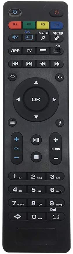 Replacement IPTV Remote Control MAG255 for MAG Box Remote Control IPTV Set-Top Box OTT TV Box MAG250 MAG254 MAG255 MAG256 MAG257 MAG260 MAG275 MAG322 MAG349 -The Instructions are on The Back