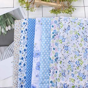 7 Pieces Color Fabric Bundles 50*50cm Multi Color Fabric Squares Quilting Fabric Patchwork Sewing Craft Precut Fabric Scrap for DIY Sewing Craft (1#)