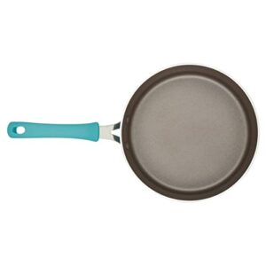 Rachael Ray Cook + Create Nonstick Sauté Pan with Lid, 3 Quart, Agave Blue