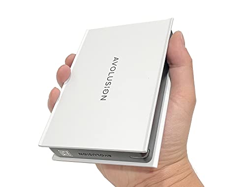 Avolusion Mini Pro-5X 2TB USB 3.0 Portable External Gaming Hard Drive - White (for PS5, Pre-Formatted) - 2 Year Warranty