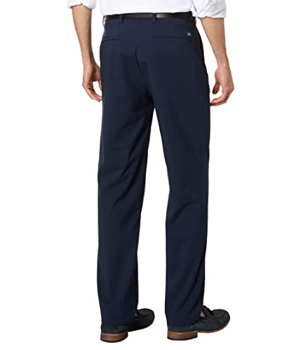 Dockers Men's Signature Go Straight Fit Khaki Smart 360 Tech Pants (Regular and Big & Tall), (New) Navy Blazer, 36W x 34L