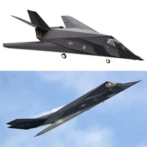 HANGHANG 1/72 F-117 Attack Plane （Nighthawk） Metal Fighter Military Model Diecast Plane Model for Collection or Gift Black