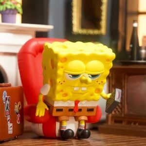 Youtooz Spongebob Heading Out Vinyl Figure, 3" Spongebob Funny Meme Vinyl Figure - Youtooz Spongebob Collection Based on Internet Meme Heading Out