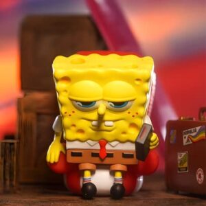 Youtooz Spongebob Heading Out Vinyl Figure, 3" Spongebob Funny Meme Vinyl Figure - Youtooz Spongebob Collection Based on Internet Meme Heading Out