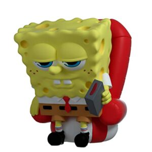 Youtooz Spongebob Heading Out Vinyl Figure, 3" Spongebob Funny Meme Vinyl Figure - Youtooz Spongebob Collection Based on Internet Meme Heading Out