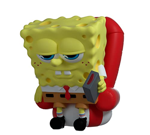 Youtooz Spongebob Heading Out Vinyl Figure, 3" Spongebob Funny Meme Vinyl Figure - Youtooz Spongebob Collection Based on Internet Meme Heading Out