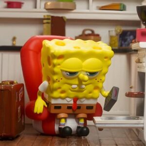 Youtooz Spongebob Heading Out Vinyl Figure, 3" Spongebob Funny Meme Vinyl Figure - Youtooz Spongebob Collection Based on Internet Meme Heading Out