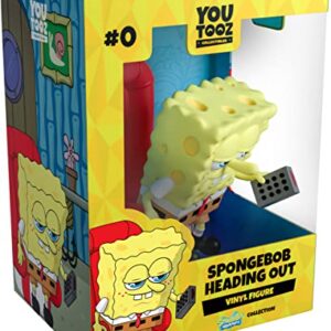 Youtooz Spongebob Heading Out Vinyl Figure, 3" Spongebob Funny Meme Vinyl Figure - Youtooz Spongebob Collection Based on Internet Meme Heading Out