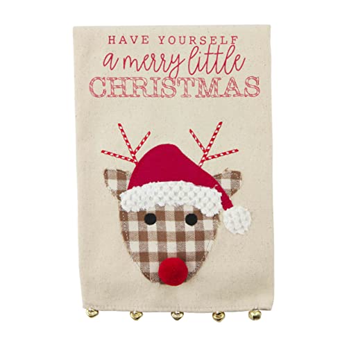 Mud Pie Reindeer Dish Towel, Merry