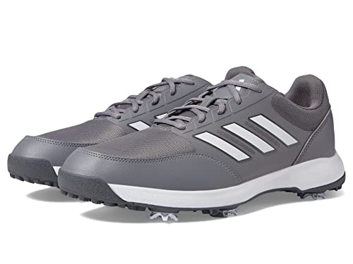 adidas Men's TECH Response 3.0 Golf Shoe, Grey Four/FTWR White/Grey Three, 10